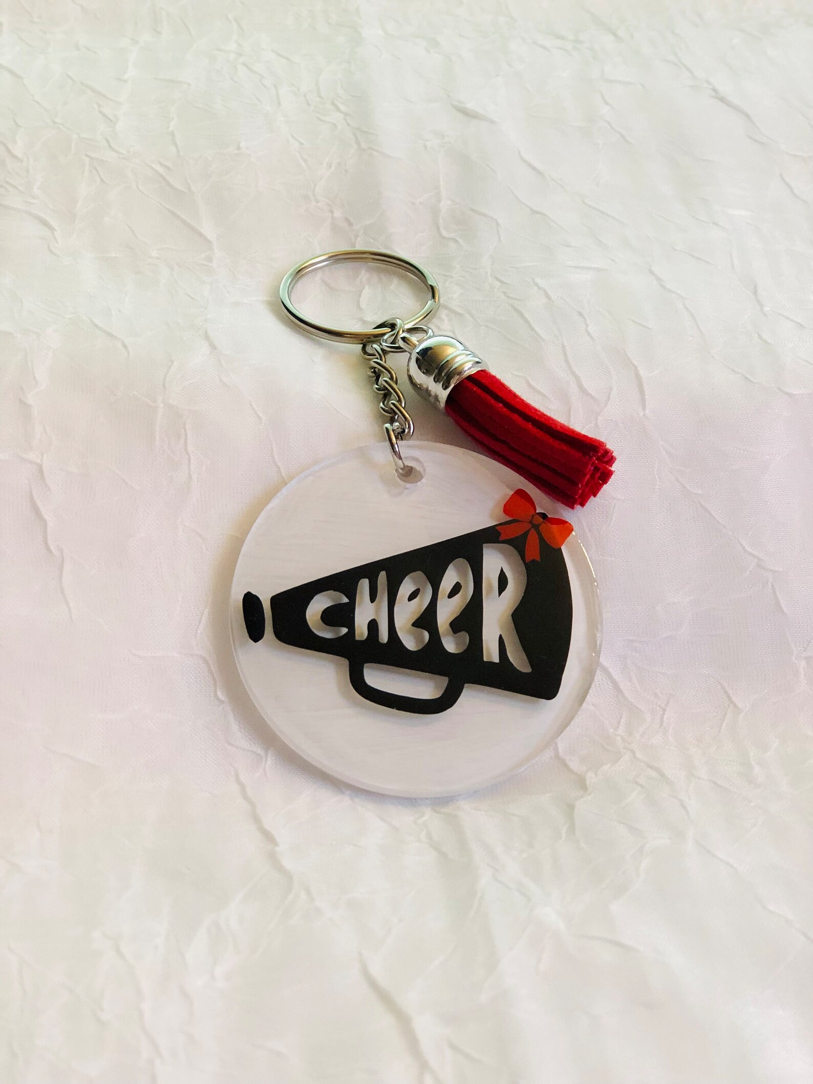 Cheer Acrylic Keychain - Show Your Team Spirit - Etsy