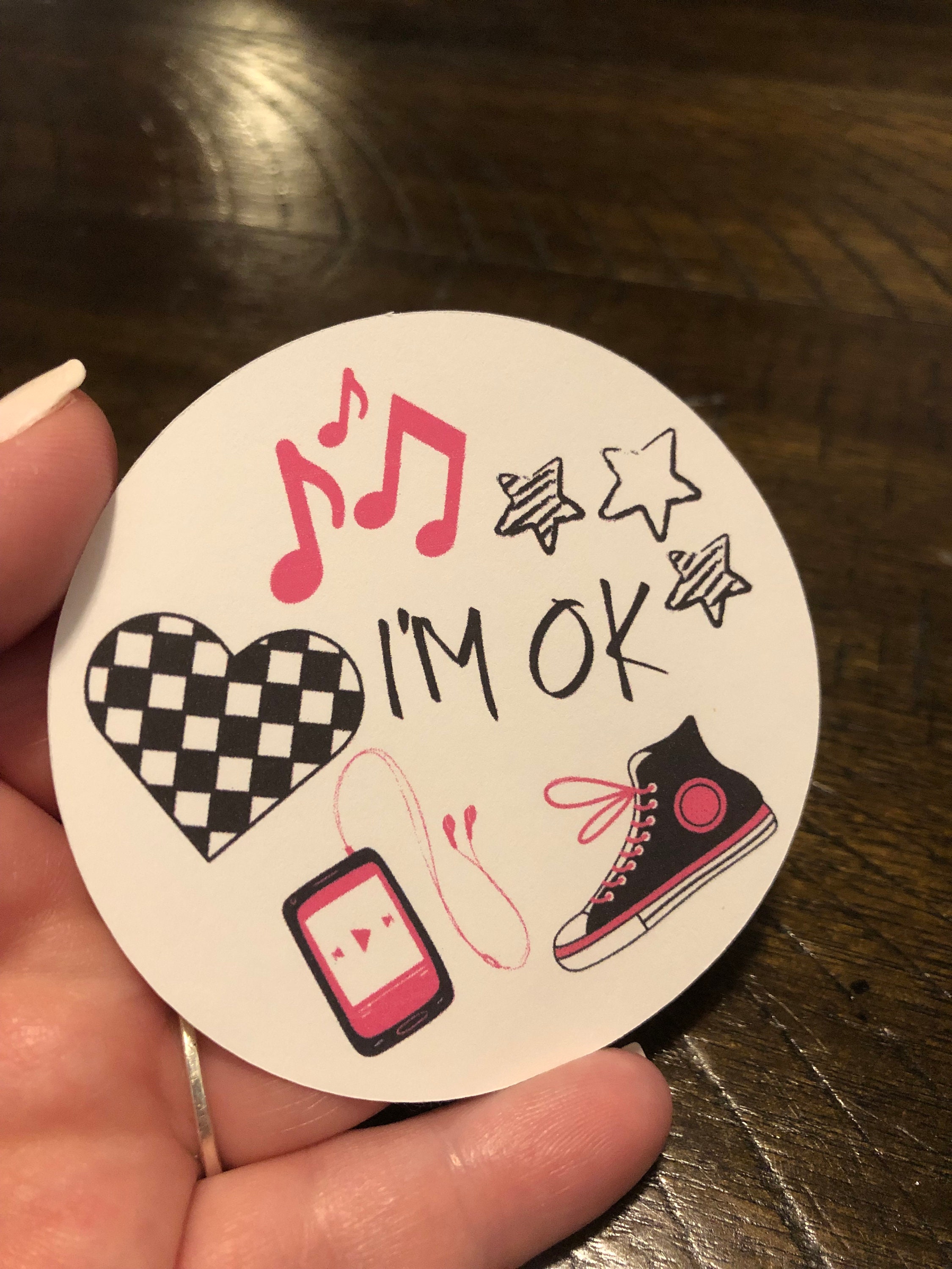 I'm OK Emo Sticker - Etsy