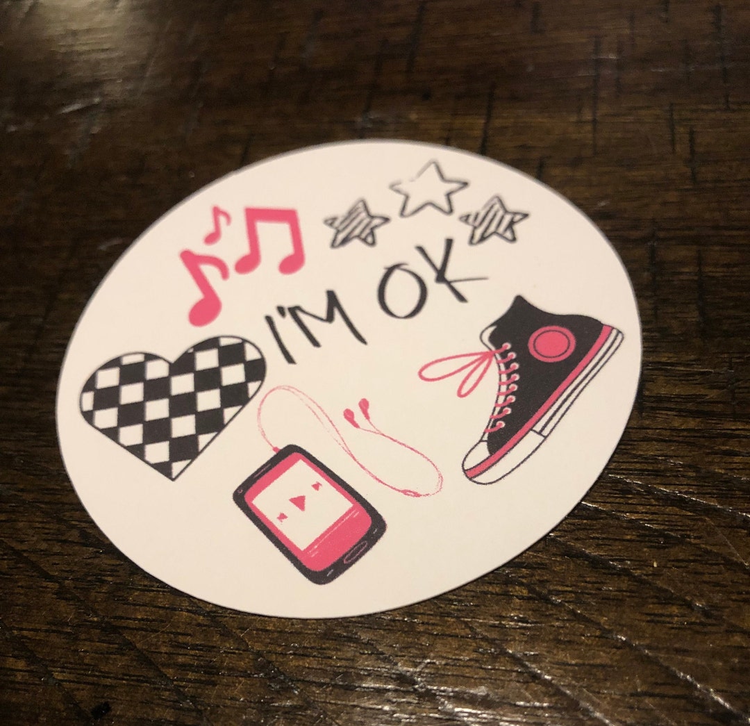 I'm OK Emo Sticker - Etsy
