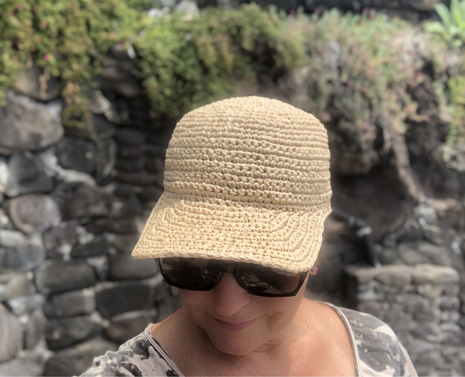 Crochet Hat Pattern. Summer Baseball Cap. Women Sun Hat From - Etsy