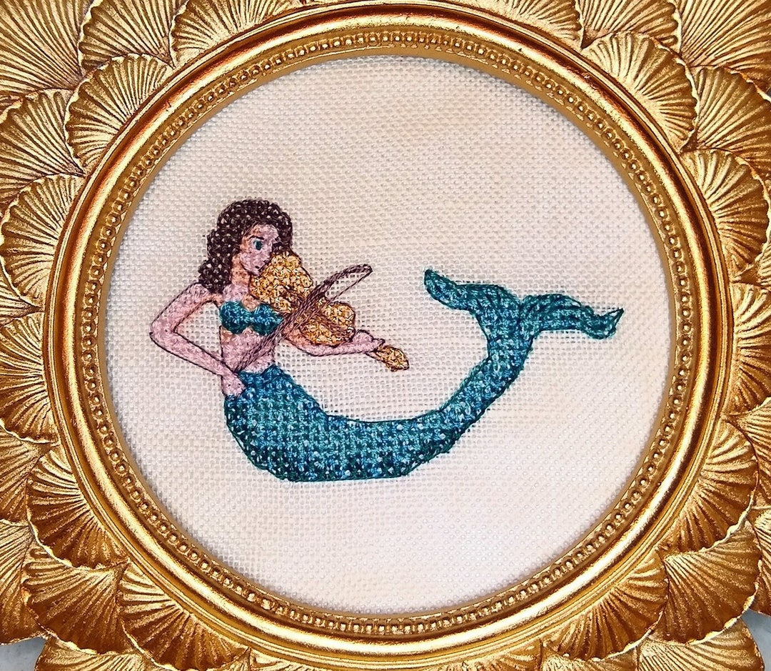 Little Illuminations: the Violinist, Cross Stitch, Digital Pattern, PDF ...
