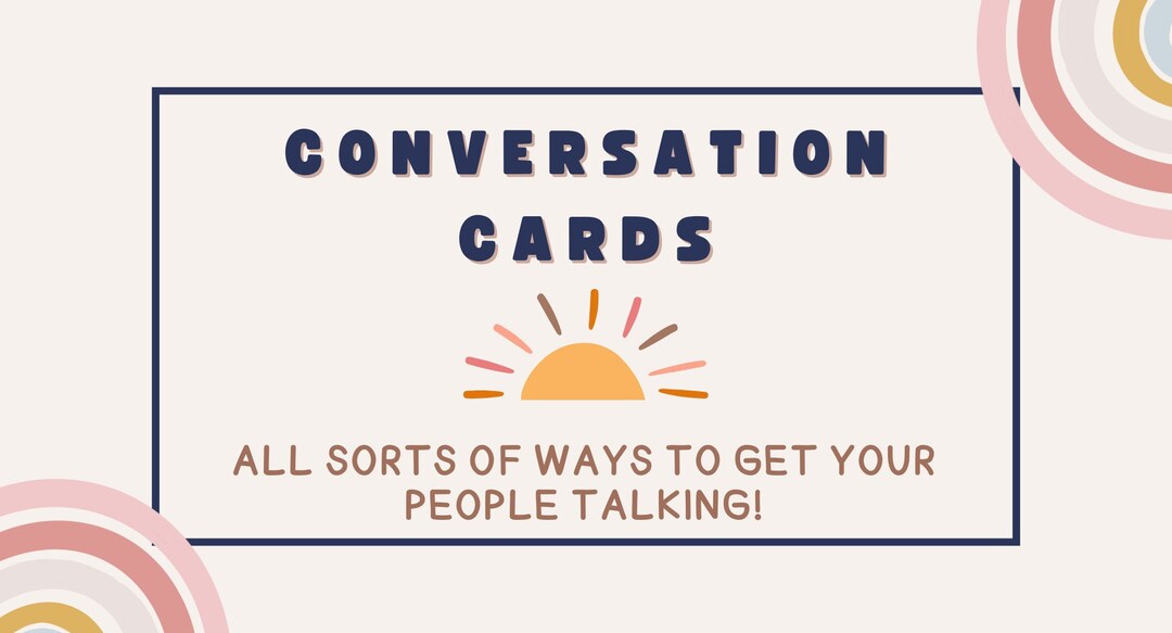 366 Conversation Cards | Family Conversations Starters | Attendance ...
