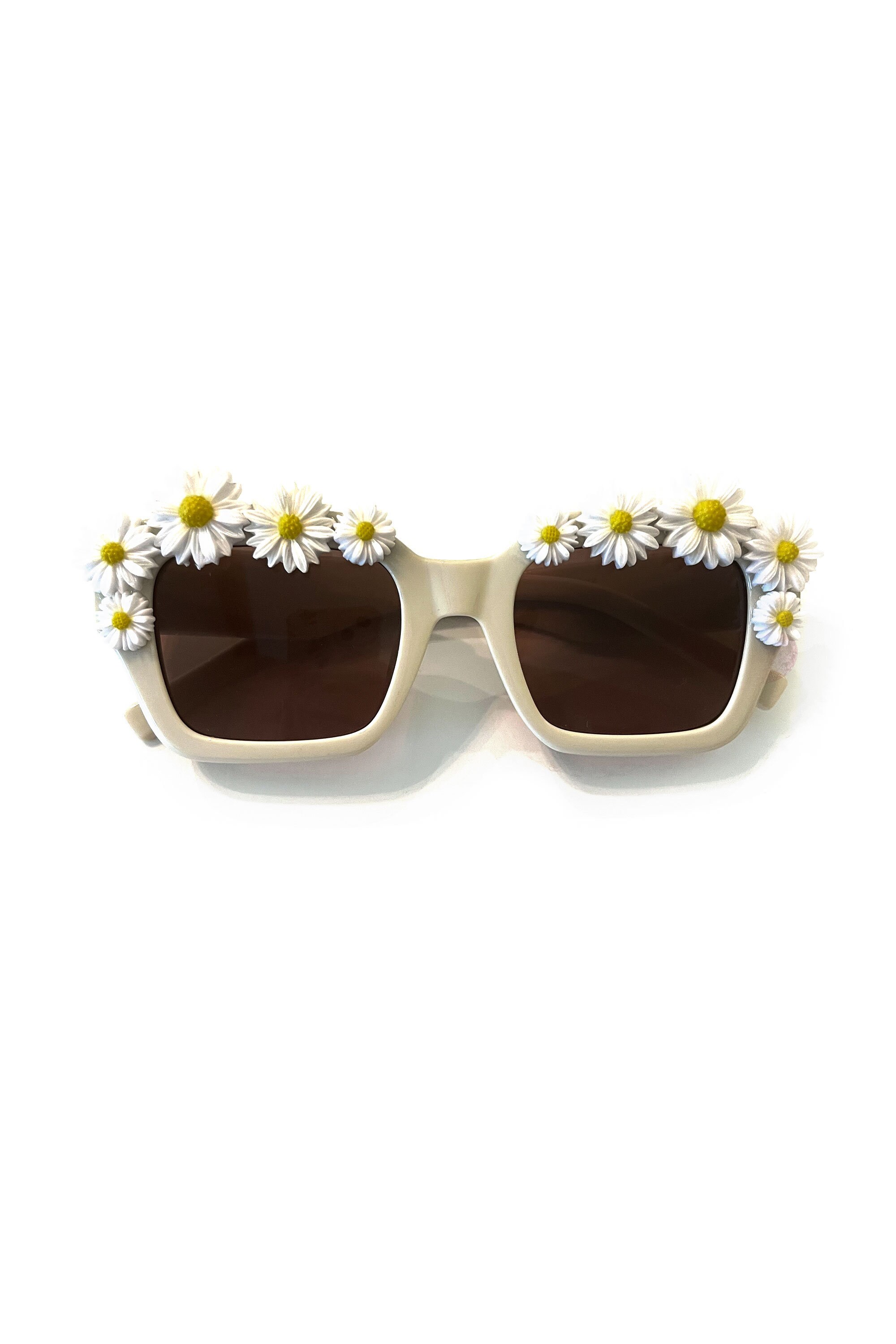 Pocket Full of Daisies Sunnies cream Custom Handmade Flower Sunglasses ...