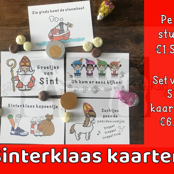 Sinterklaas Greeting Cards - Etsy