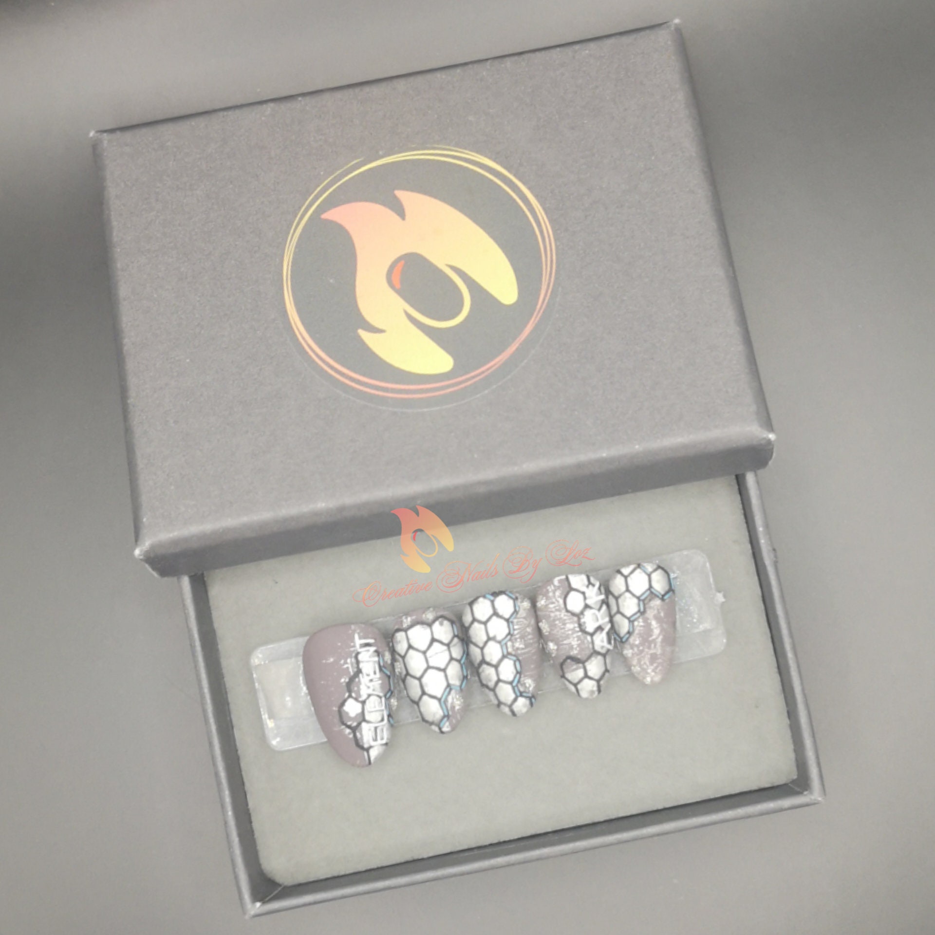 Ark-survival Inspired Tek Element FULL DESIGN Xami Press-on Nails - Etsy UK