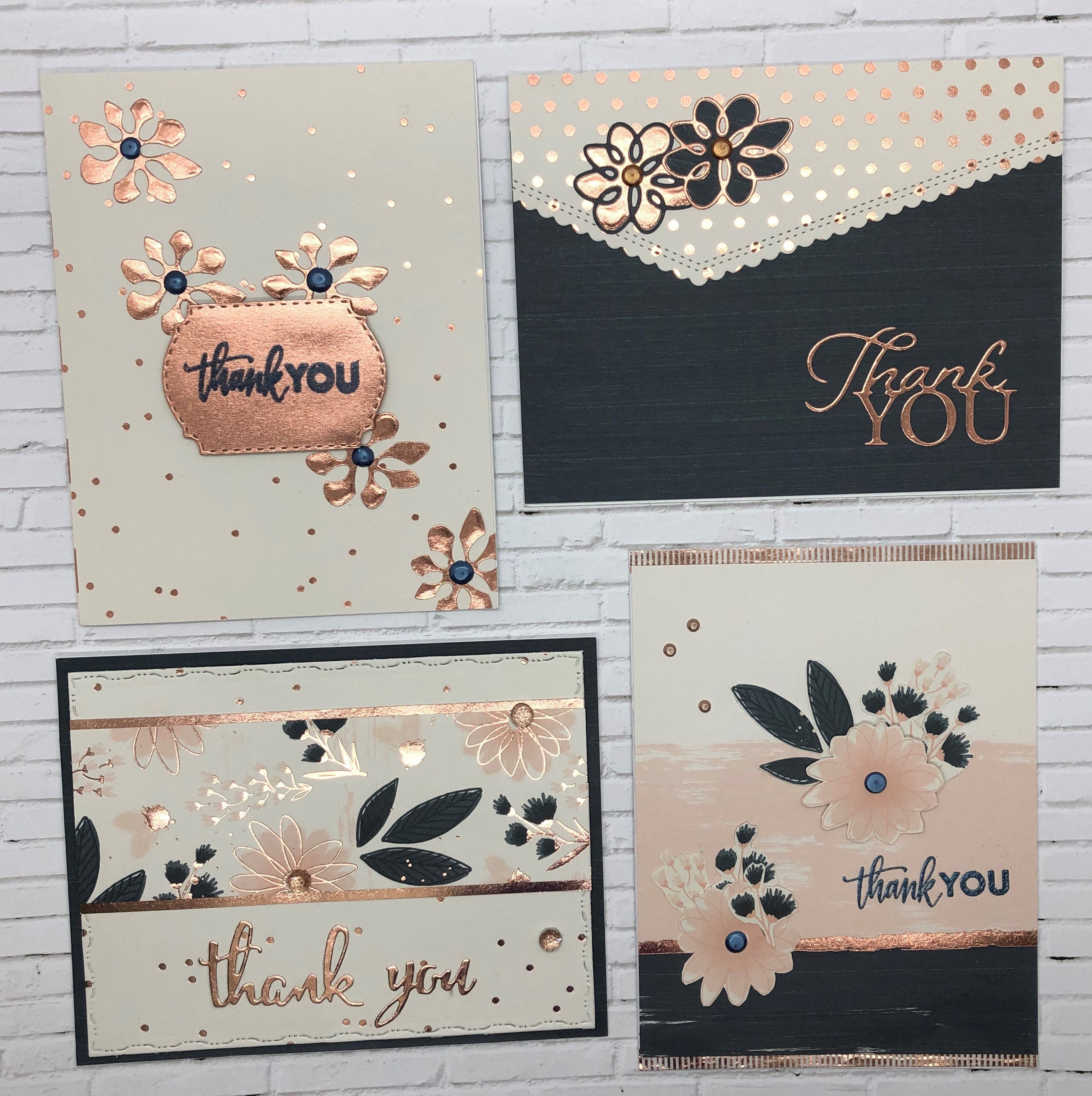 Thank You Cards With Envelopes Set of 10 Handmade - Etsy