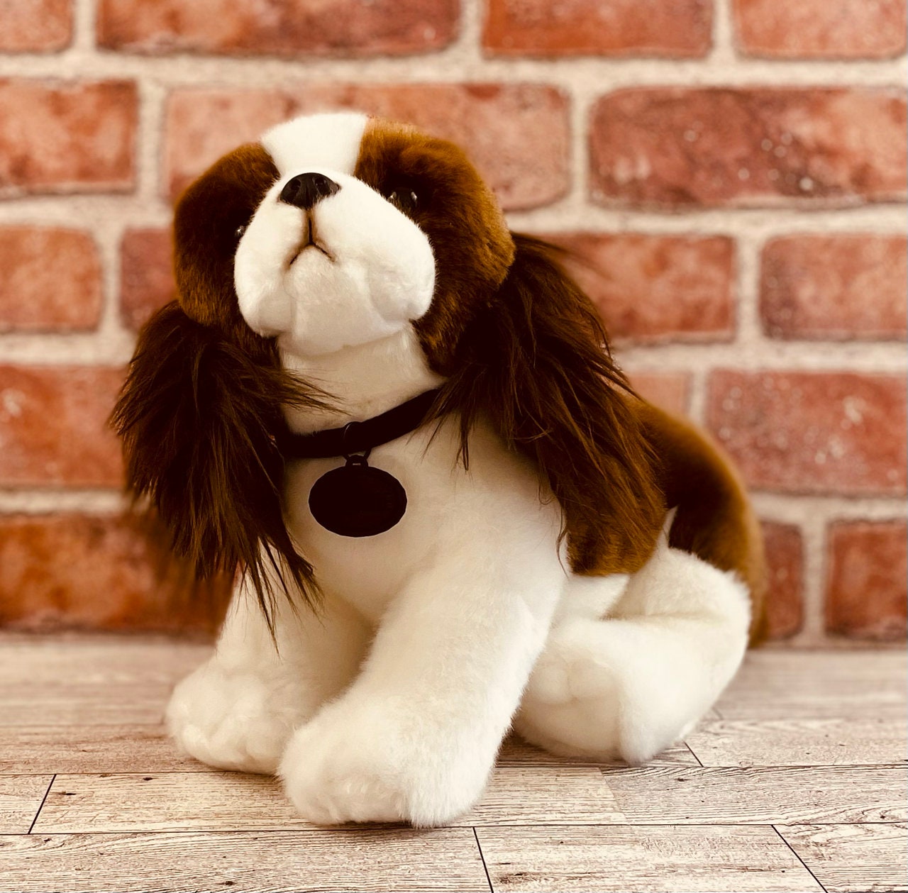 Springer/cavalier King Charles Spaniel Plush With Customizable Collar ...