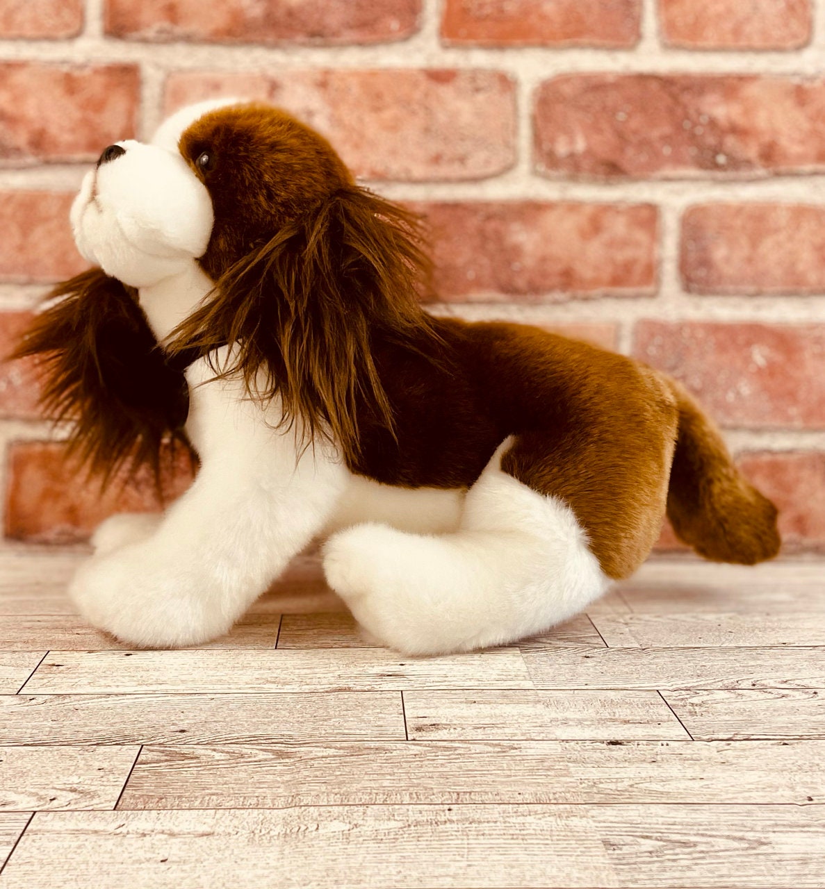 Springer/cavalier King Charles Spaniel Plush With Customizable Collar ...