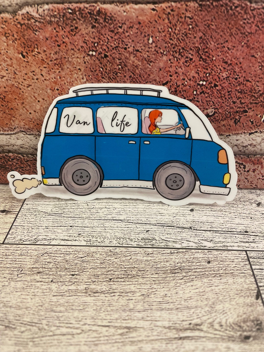 Van Life Sticker Vinyl Sticker, Laptop Sticker, Water Bottle Sticker ...