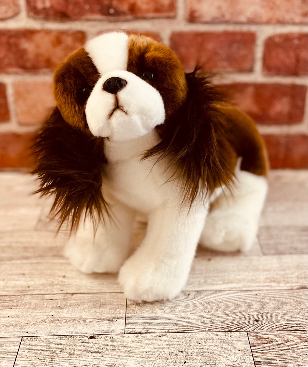 Springer/cavalier King Charles Spaniel Plush With Customizable Collar ...