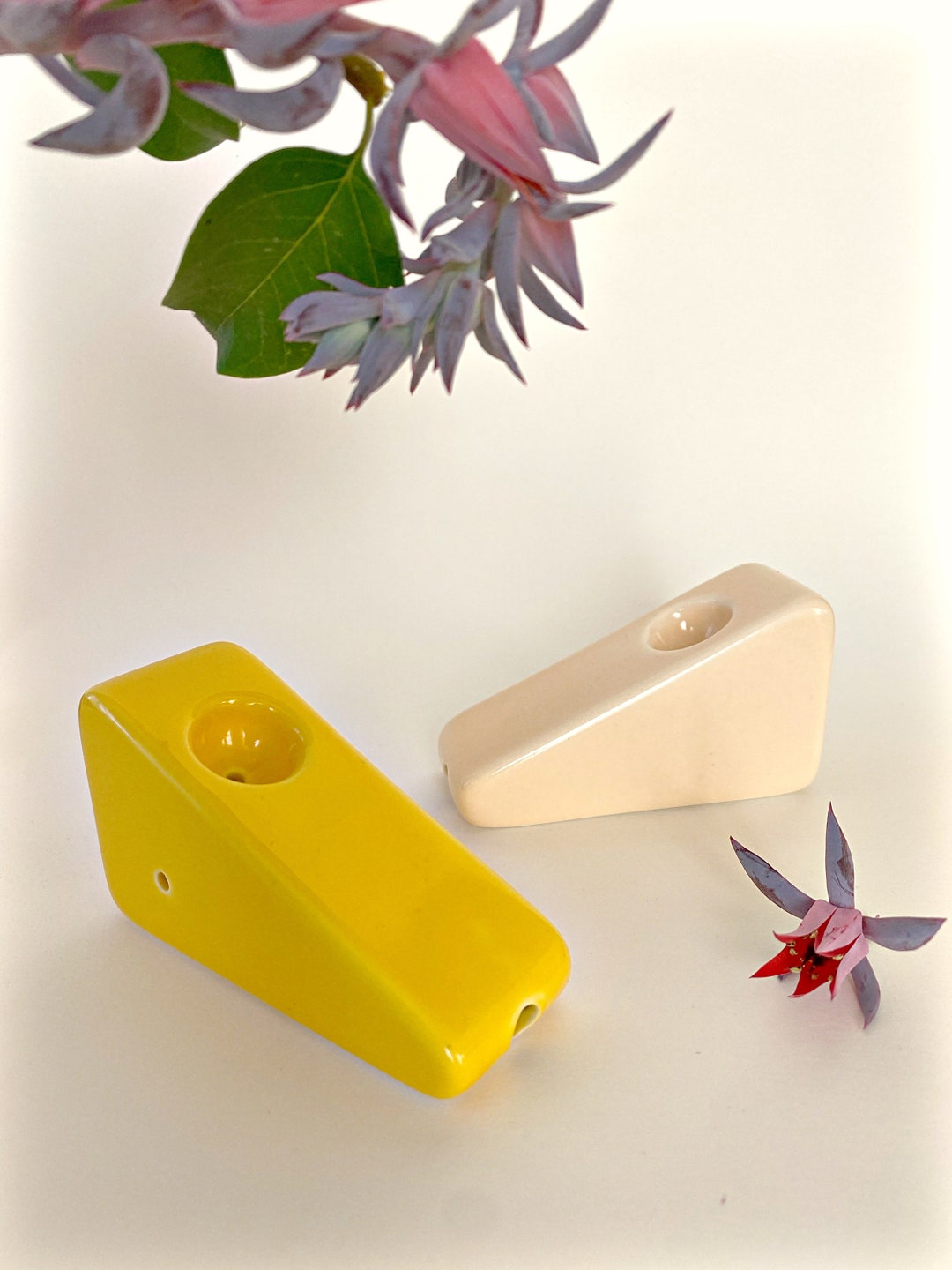 Ceramic Triangle Pipe - Etsy