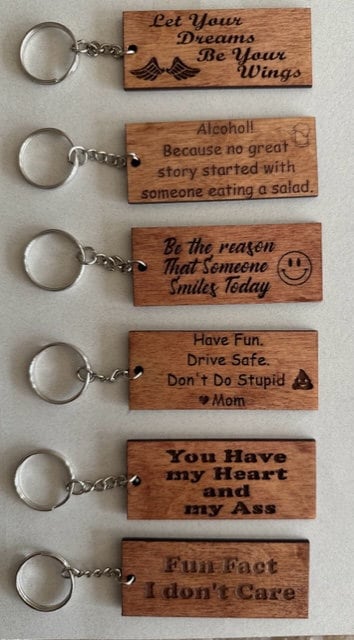 Key Chain With Sayings - Etsy