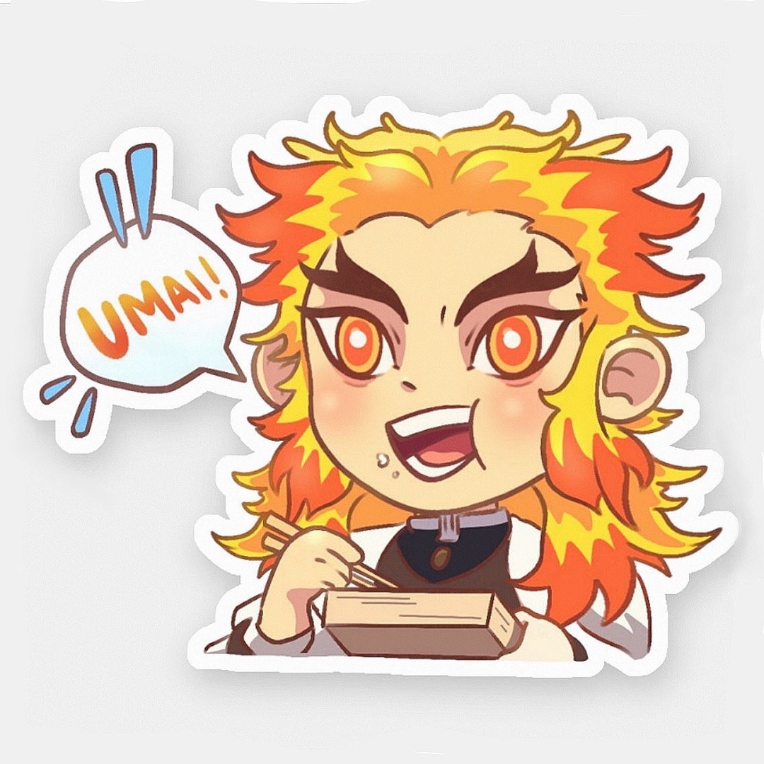 Umai Rengoku Sticker - Etsy