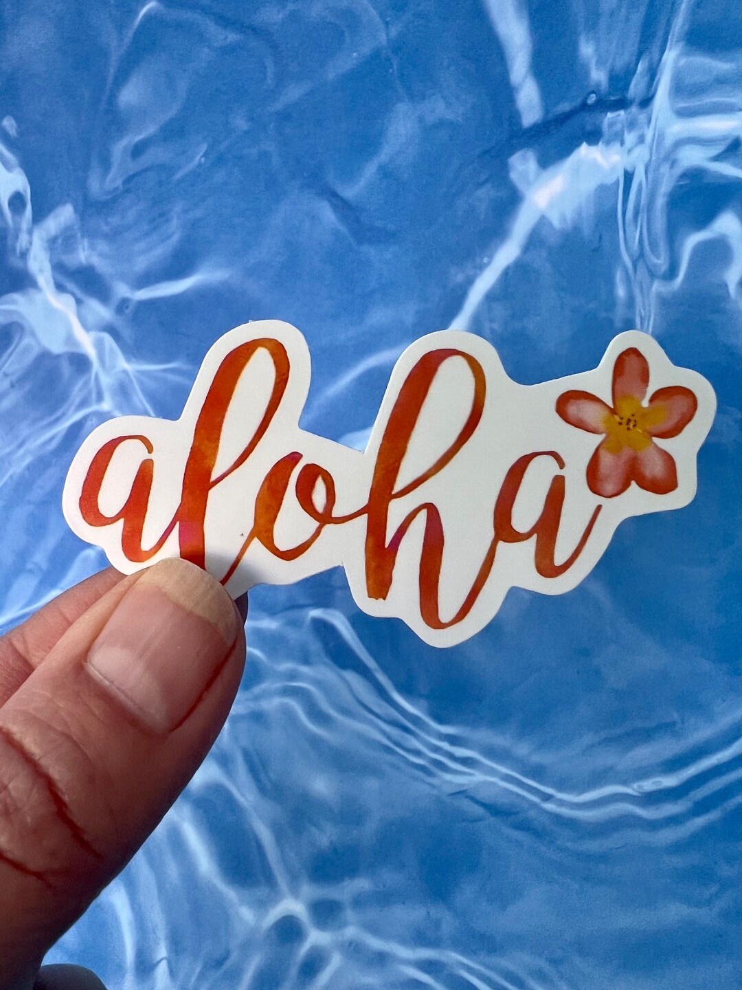 Hawaiian Aloha Beach Tropical Vacation Waterproof Vinyl Sticker for ...