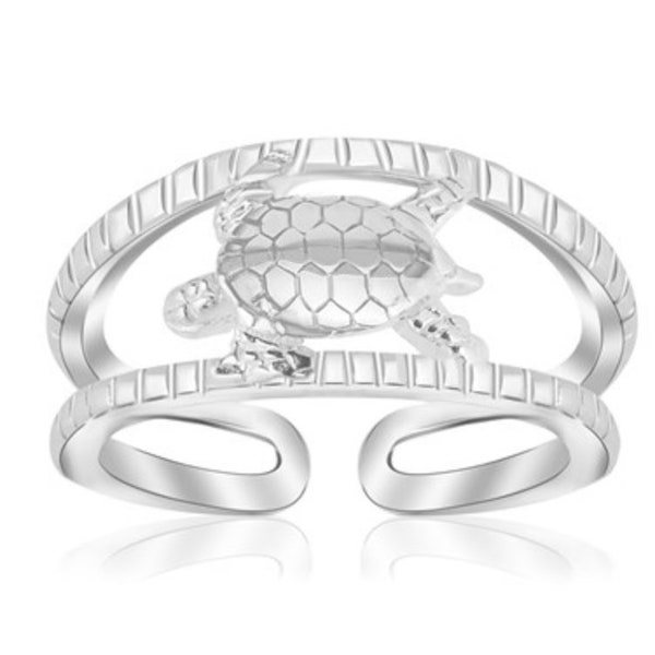 Turtle Toe Ring - Etsy