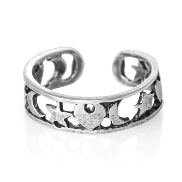 Heart Toe Rings - Etsy