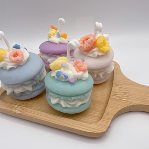 Macaron Pudding Candle - Etsy