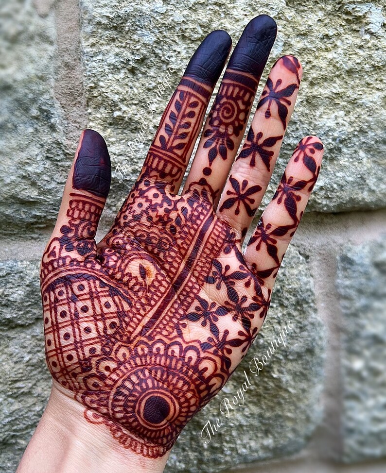 100% Natual Homemade Mehndi Henna Cones - Etsy