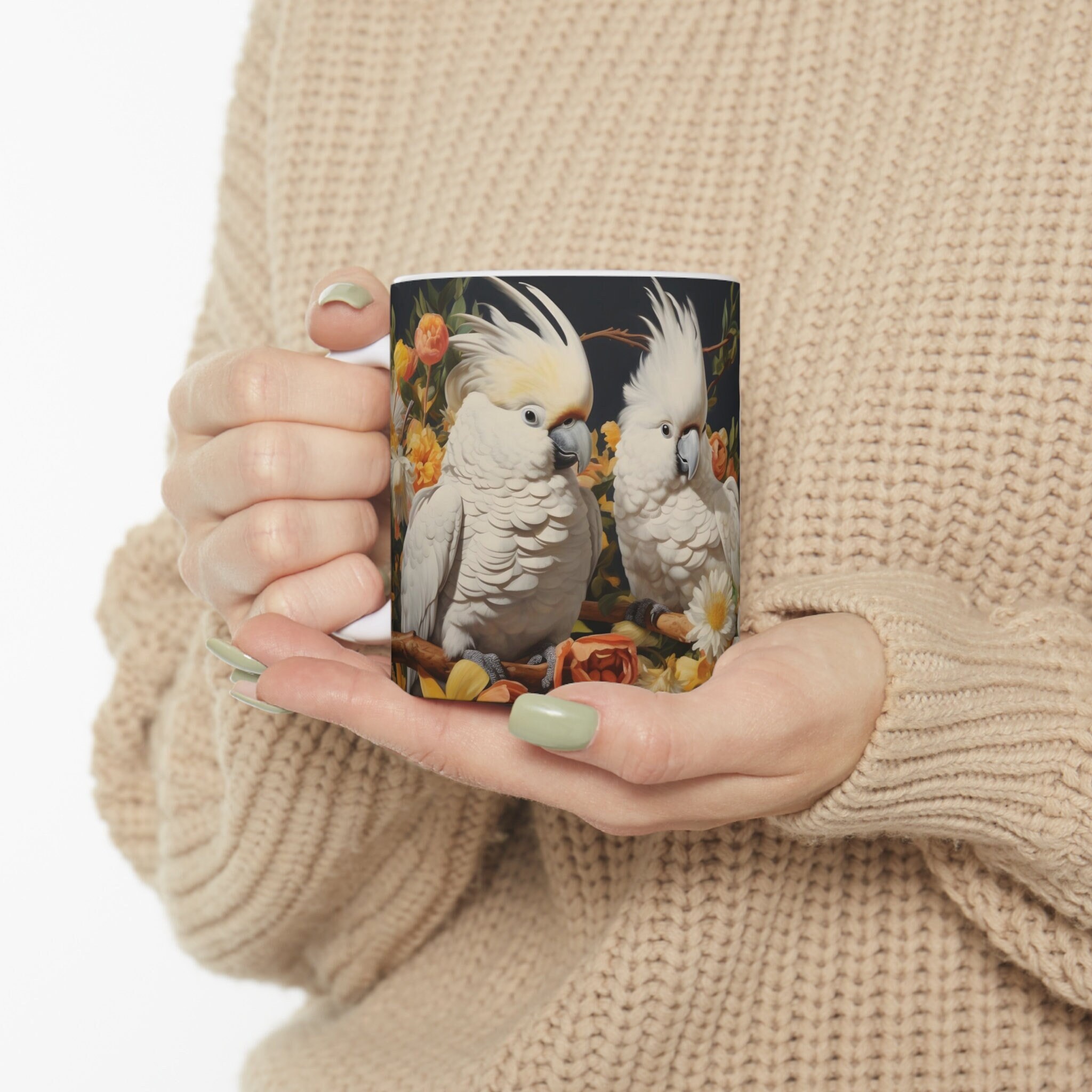 Ceramic Mug 11 Oz Cockatoo Parrot Bird Cup for Tea or Coffee - Etsy UK