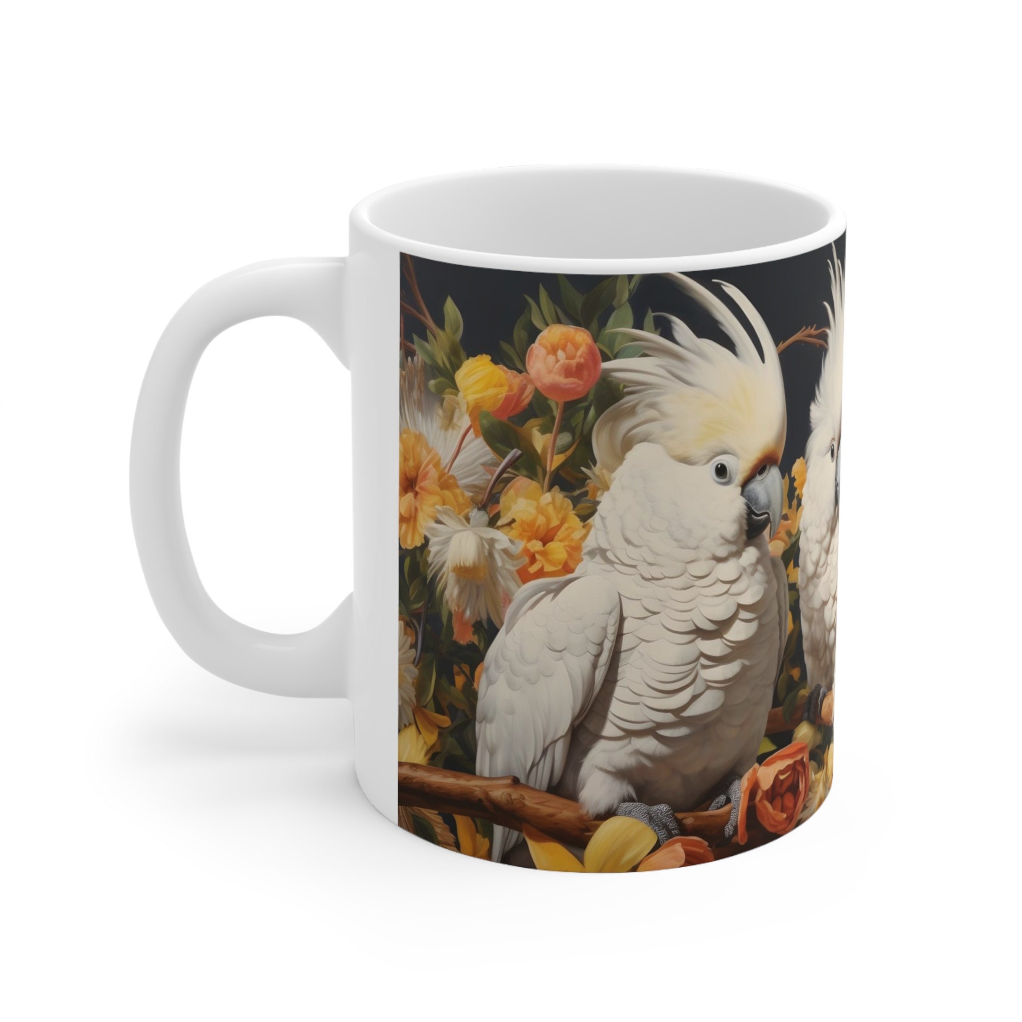 Ceramic Mug 11 Oz Cockatoo Parrot Bird Cup for Tea or Coffee - Etsy UK