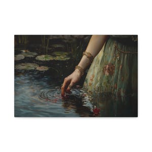 Lady Macbeth Bloody Hand Mystical Water Reflection Art – Pond Fantasy ...