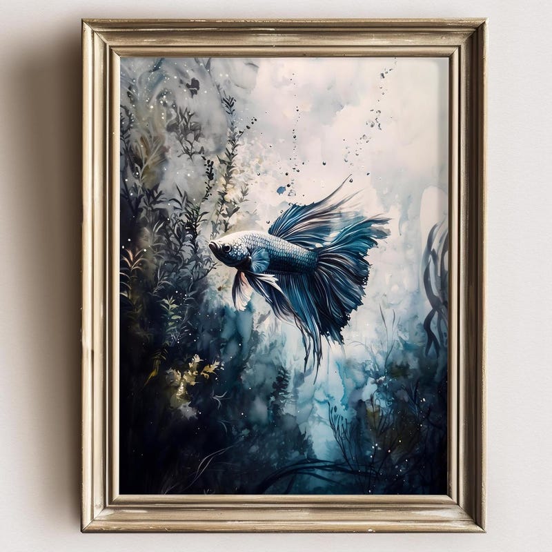 Betta Fish Art - Etsy