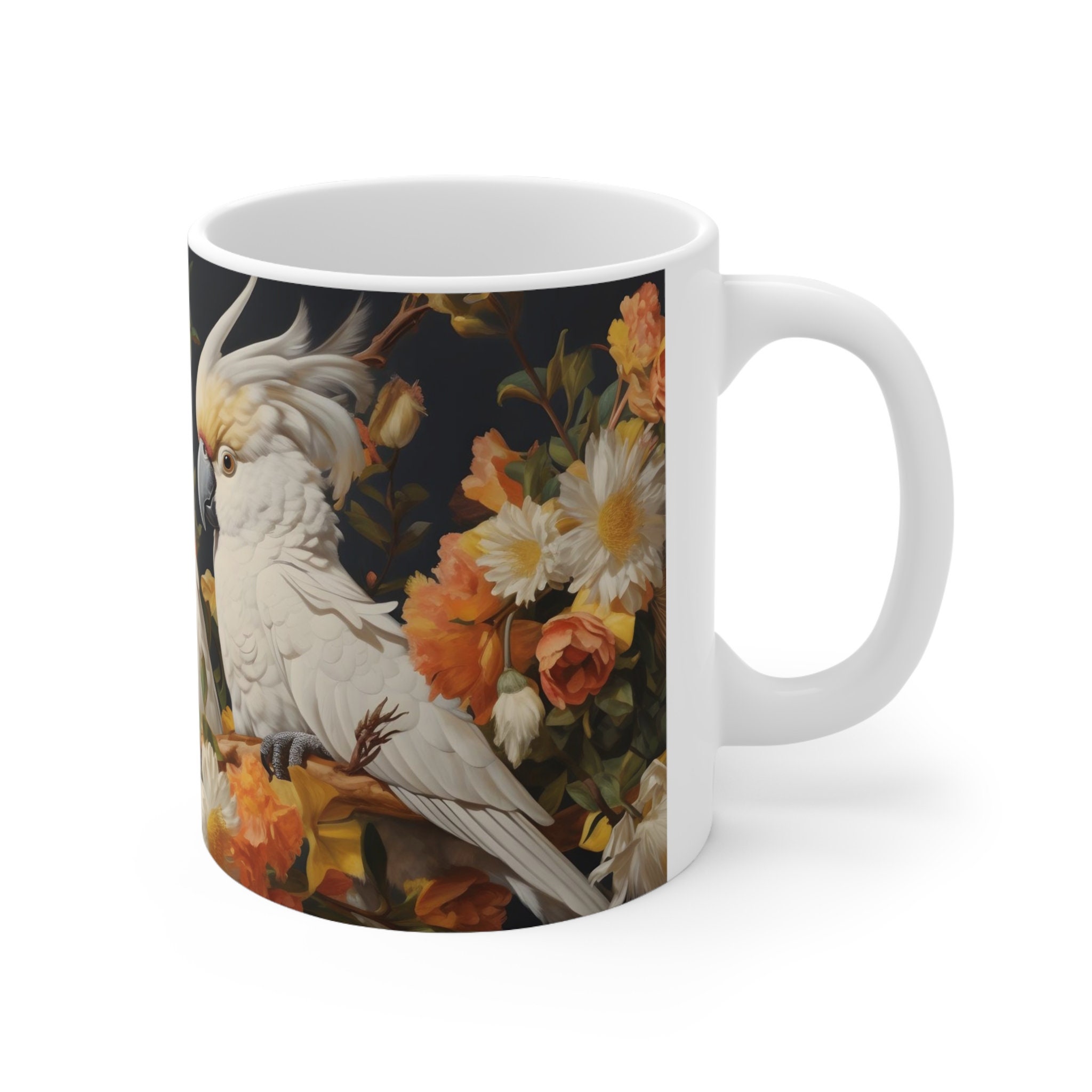 Ceramic Mug 11 Oz Cockatoo Parrot Bird Cup for Tea or Coffee - Etsy UK
