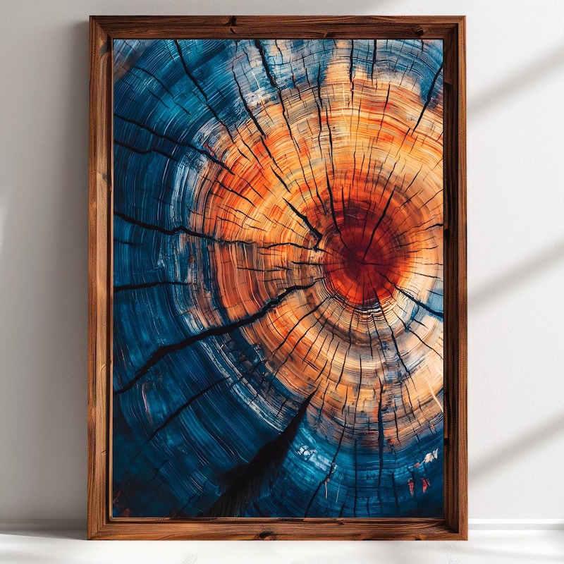 Tree Ring Wall Art - Etsy