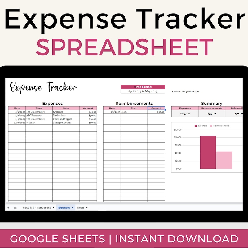 Expense Tracker - Etsy