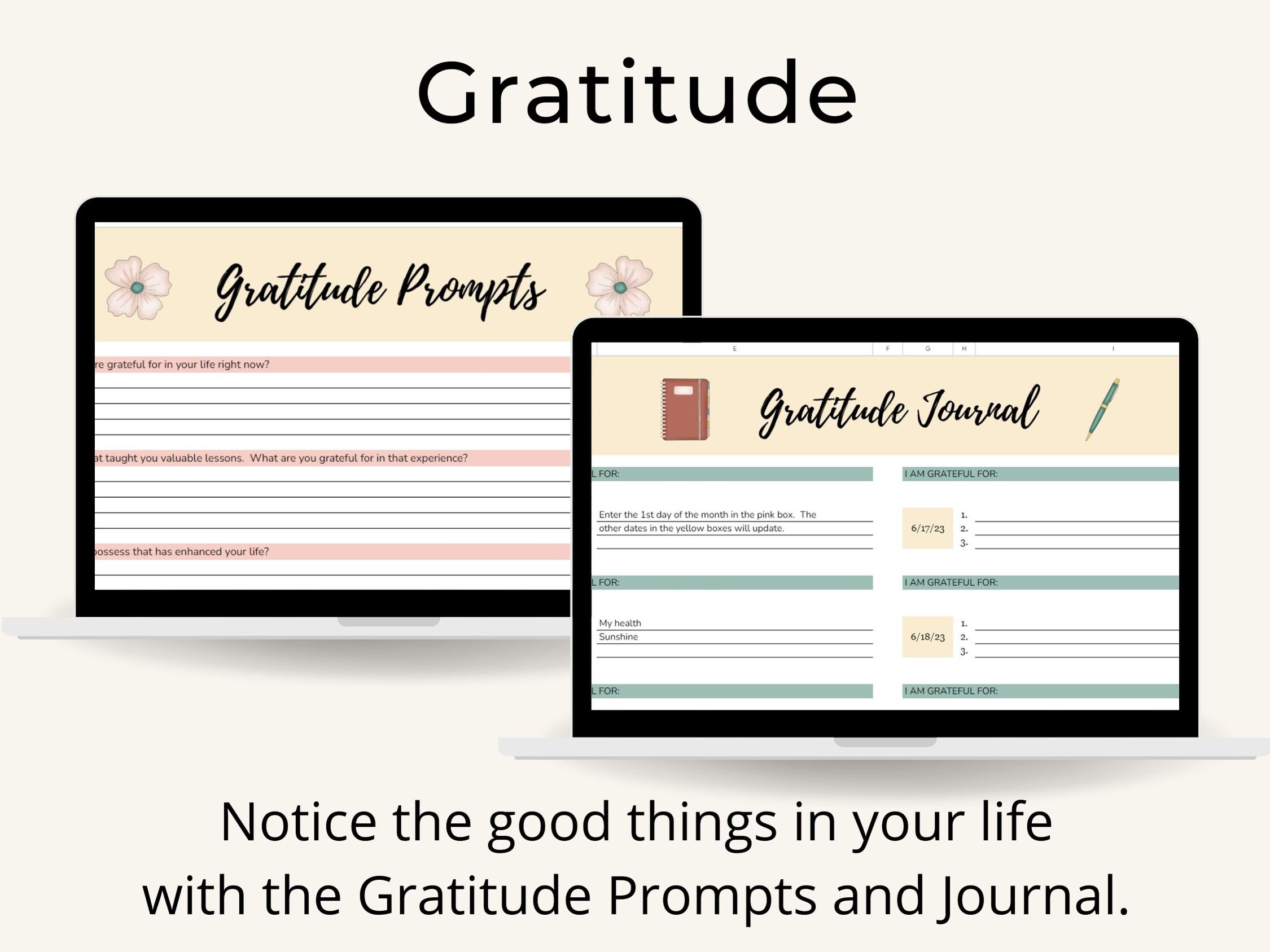 Self Care Spreadsheet, Affirmations, Gratitude Journal, Bingo Game ...