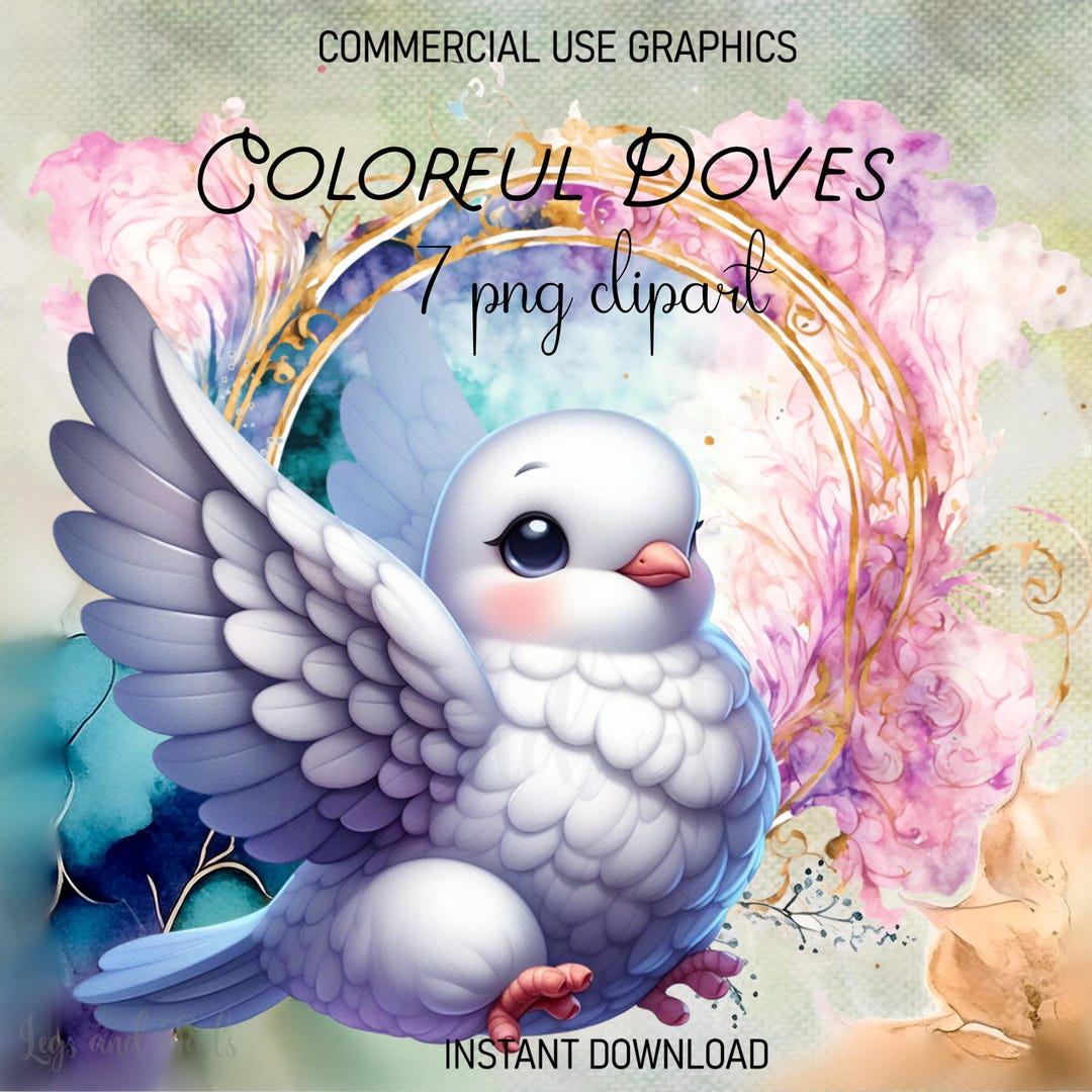 Colorful Doves, 7PNG Bird Images, Pretty Birds, Colorful Birds, Kids ...