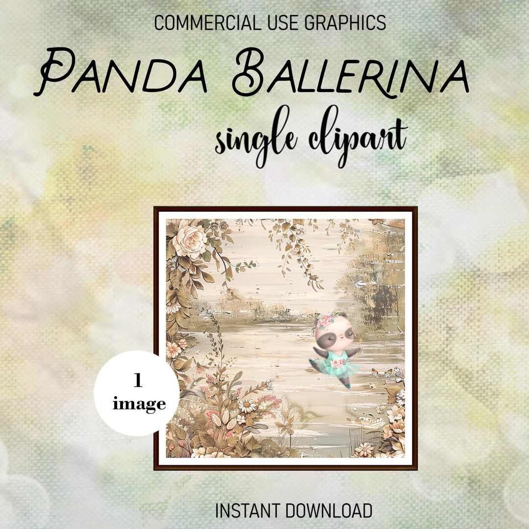 Panda Ballerina Animal, Ballerina Prints, Ballerina Clipart, Cute ...