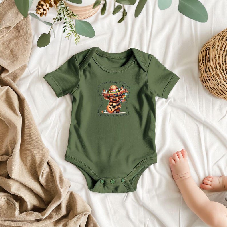 Celebrate, Highland Cow, Highland Cow Musician, Guitar Player ...