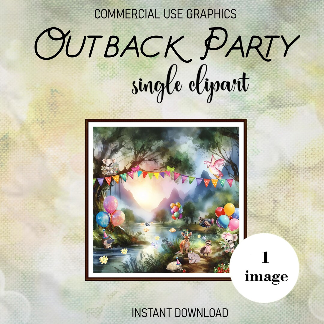 Outback Australian Landscapes, Party Animals Clipart, Cute Animals Png ...