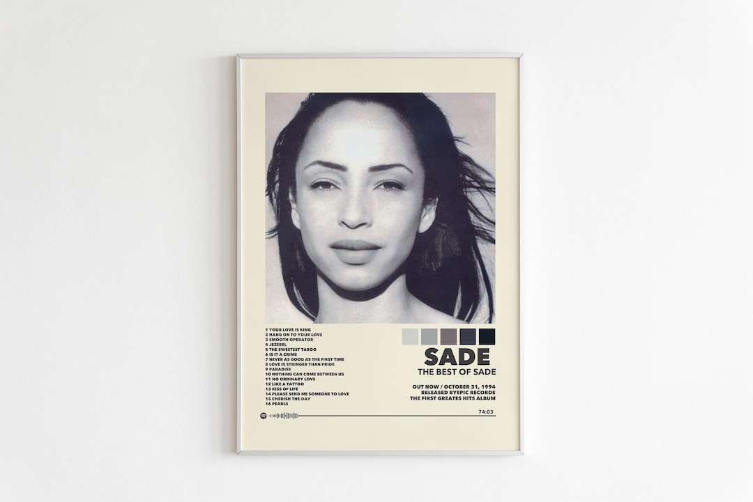 Sade Posters / the Best of Sade Poster, Sade, the Best of Sade, Album Cover Poster, Poster Print ...