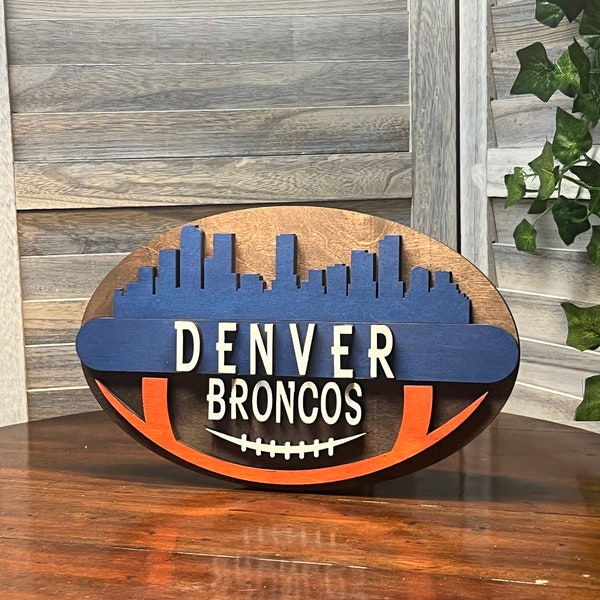 Denver Broncos Sign - Etsy