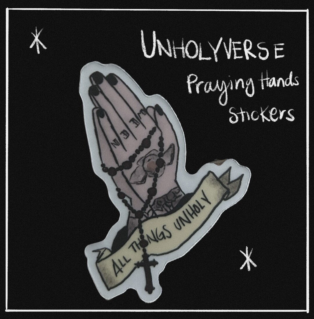 ALL THINGS UNHOLY Praying Hands - Etsy