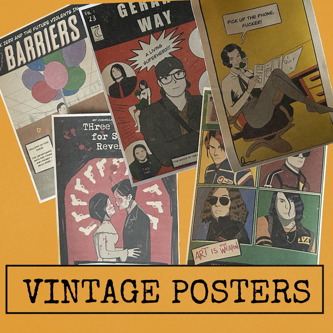 Vintage Comic Book Style Posters - Etsy