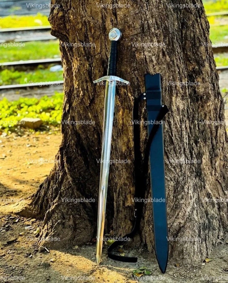 Hand Forged Stainless Steel Viking Sword Sharp / Battle Ready Medieval ...