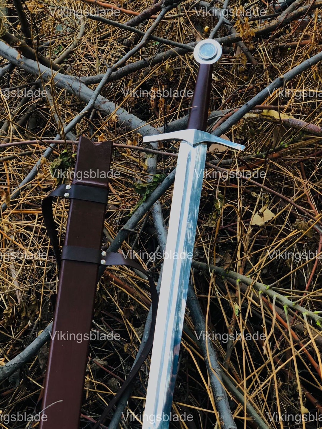 Épée médiévale Épée faite à la main personnalisée, Épée personnalisée ...