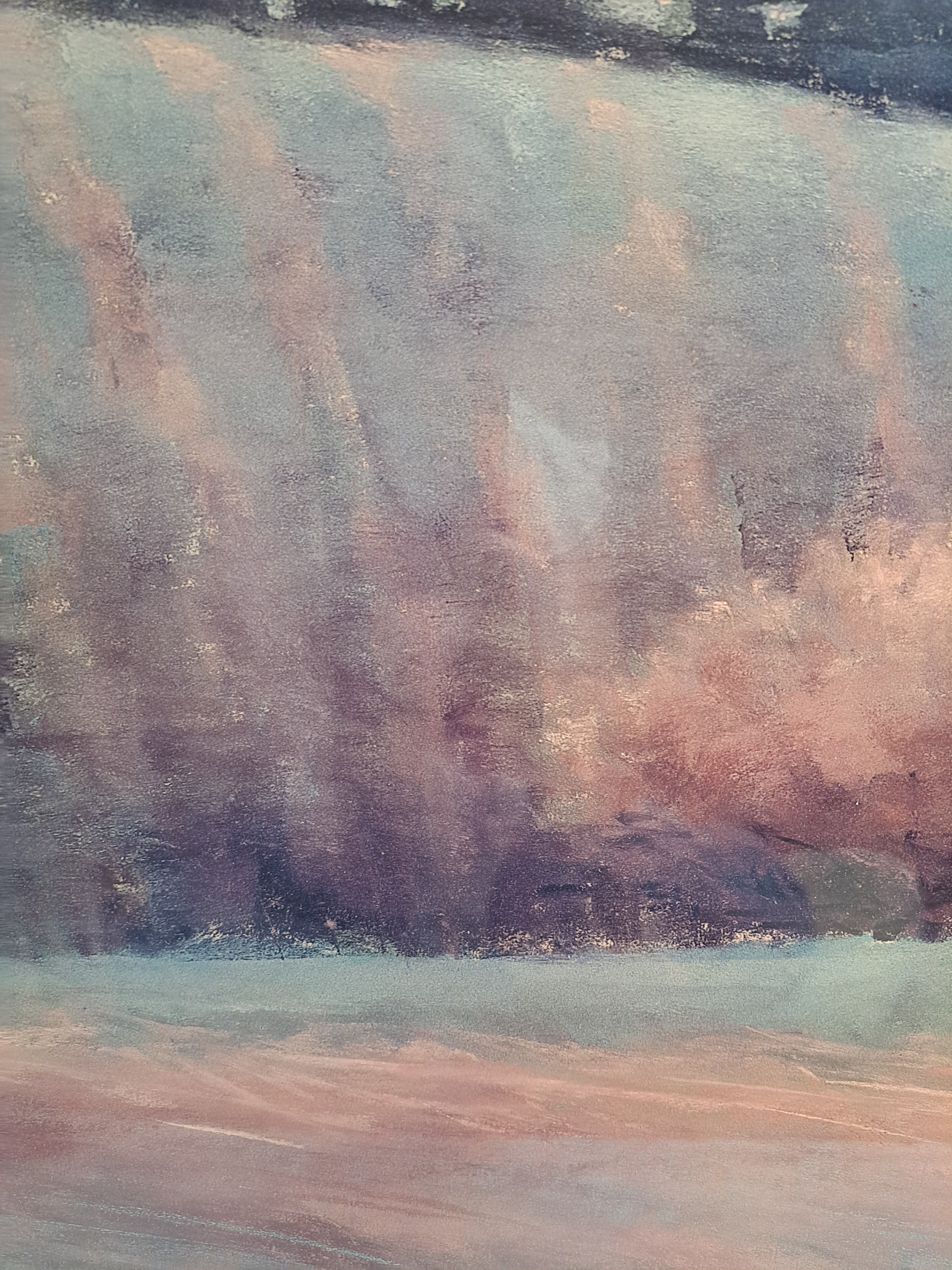 Marla Baggetta stafford Overlook Rare Vintage Lithograph Painting 45x32 ...