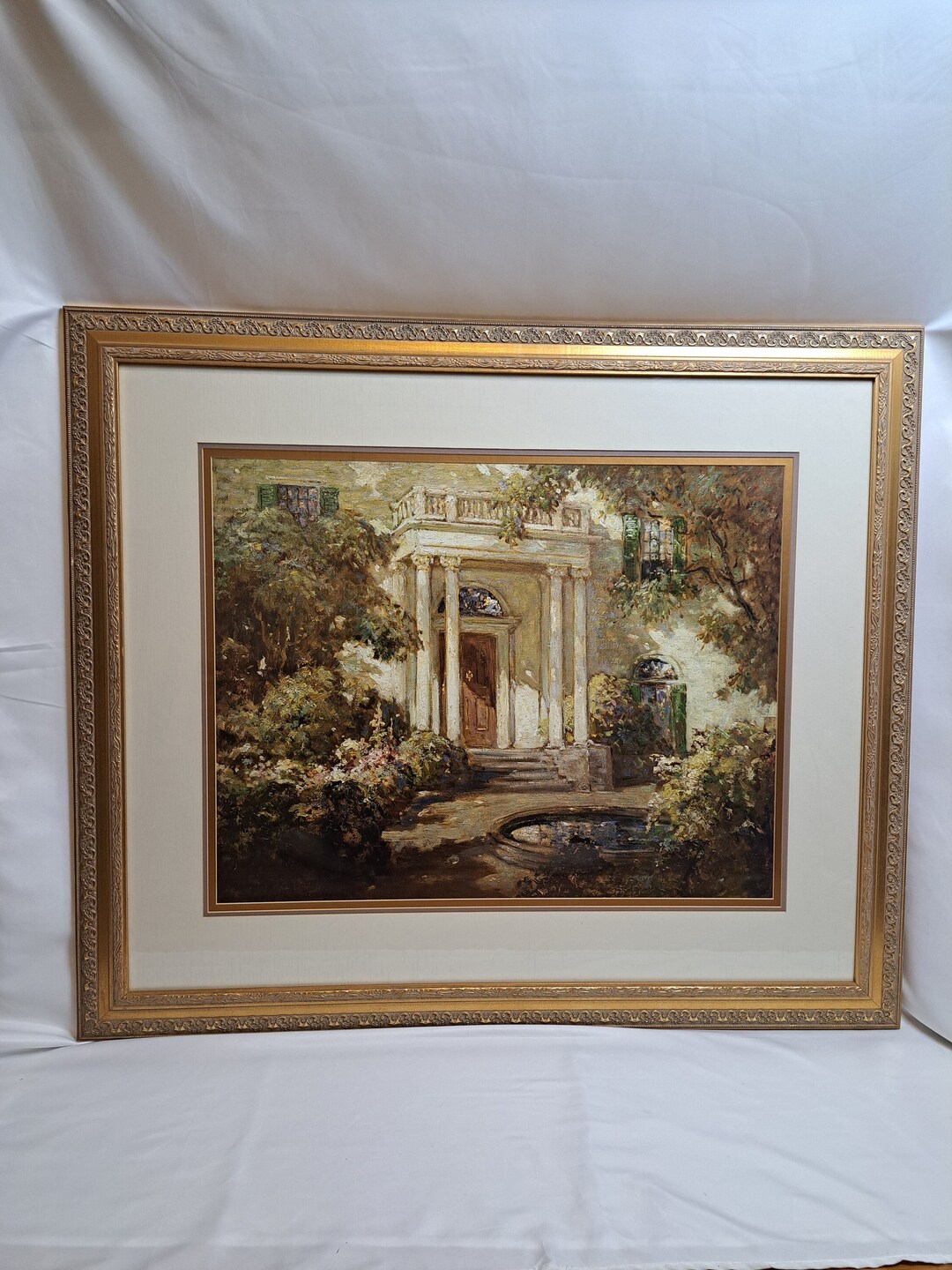 Abbott Fuller Graves "front Porch Dappled in Sunlight" Antique Giclee ...