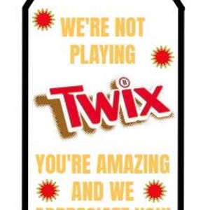 Employee Candy Bar Gift Tags, Employee Appreciation Tag Bundle - Etsy