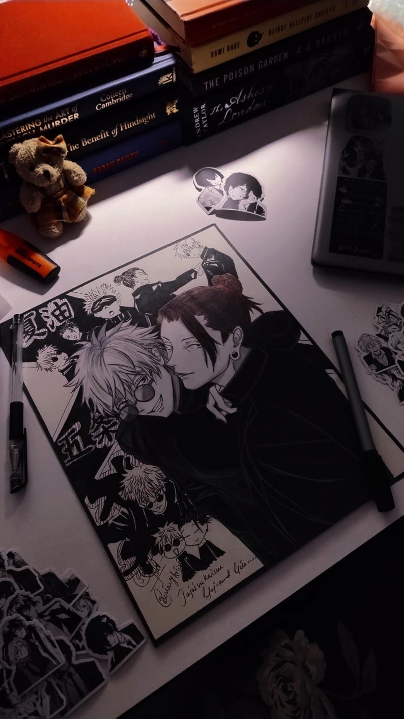 Gojo and Geto Poster Jujutsu Kasisen - Etsy