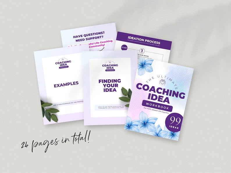 The Ultimate Coaching Idea Workbook for Faith-based Life Coaches - Etsy