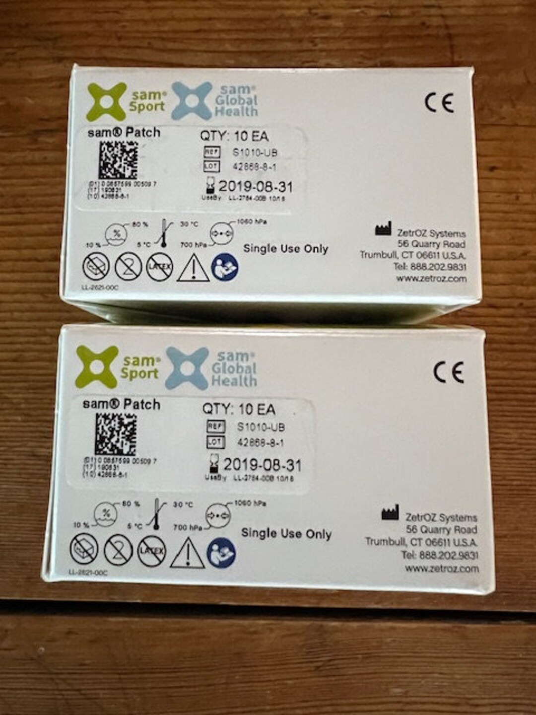 SAM Ultrasound Coupling Patches 2 Boxes of Ten, 20 Patches Total Ships ...