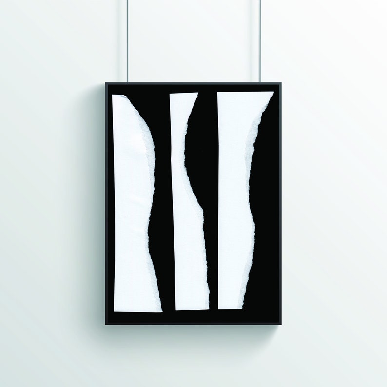 Torn Paper | Torn Paper Art | Modern Digital Download | Fine Art Print ...