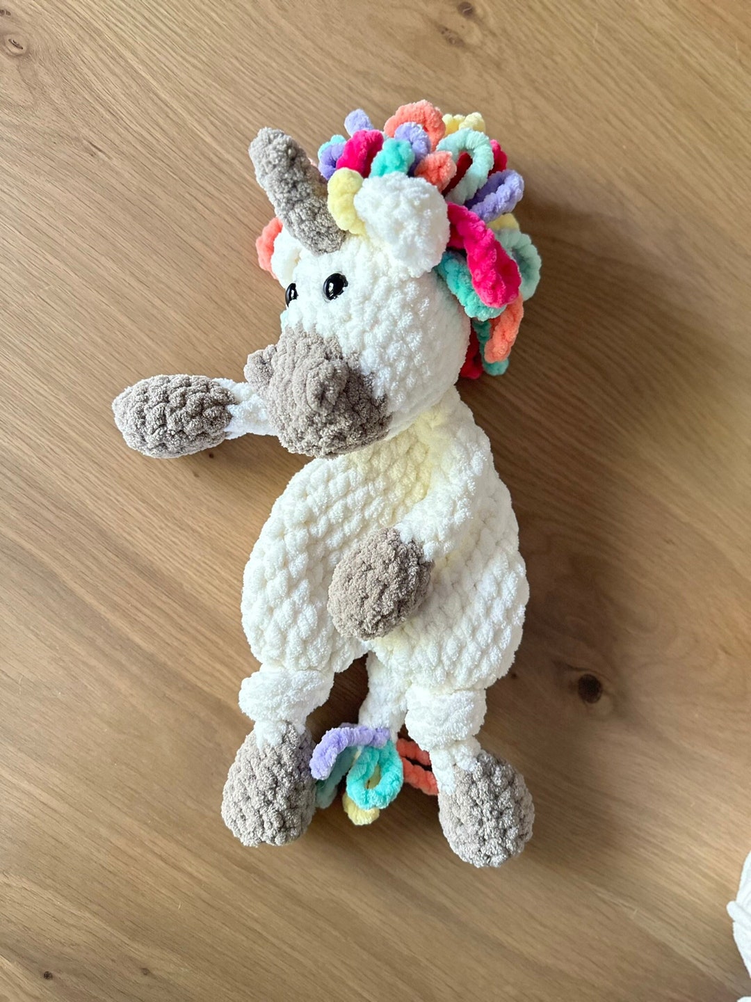 Colorful Mini Unicorn Snugglar Comfort Toy | Unicorn Plushy | Heirloom ...