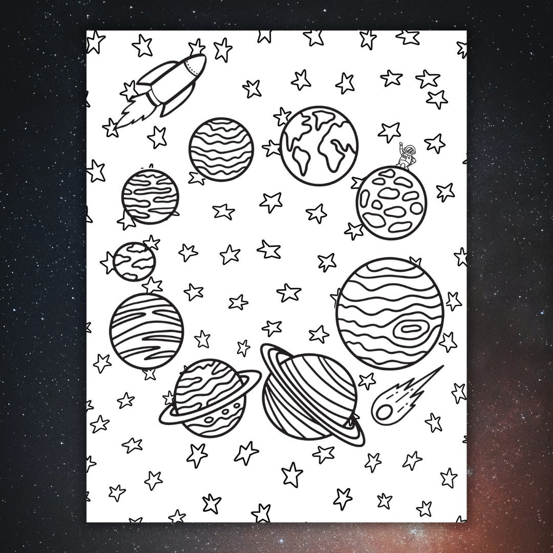 Nature Coloring Page Bundle Creative Activity Pages Coloring - Etsy