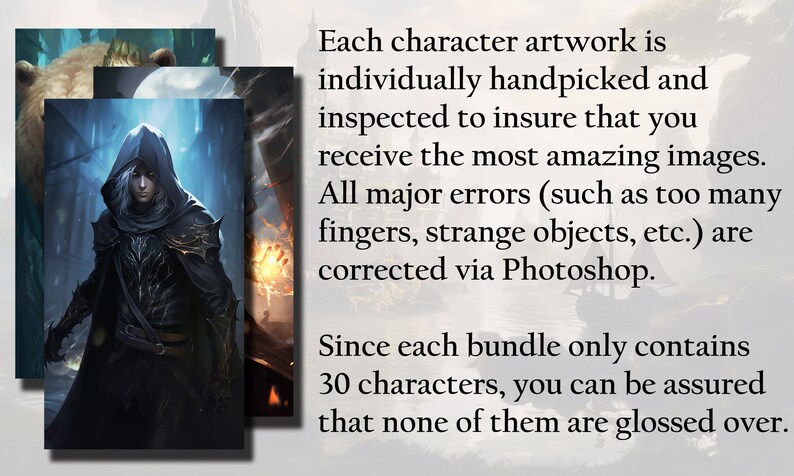 Dnd Character Art Portraits Bundle Vol. 2, Heroes and Villains ...
